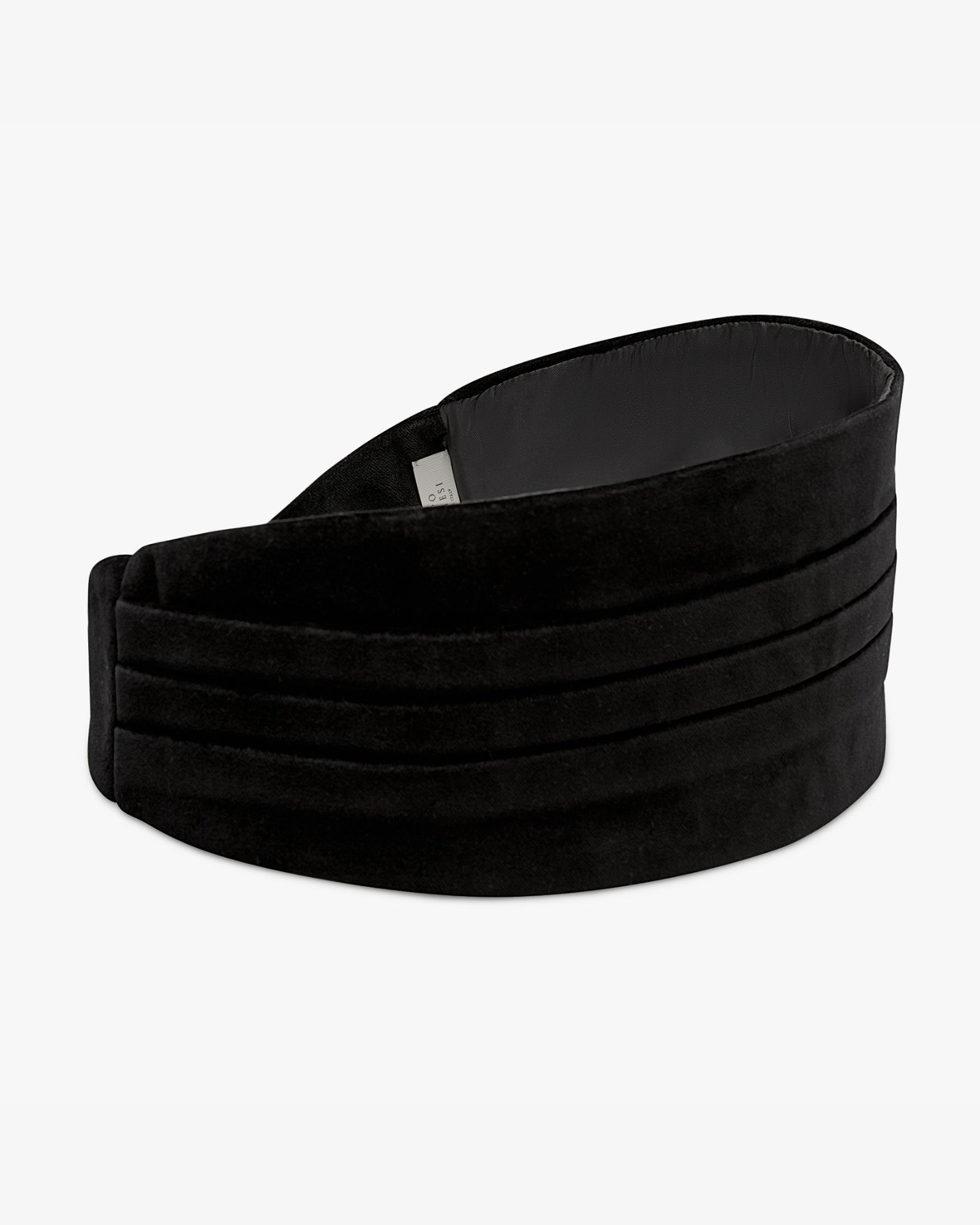 Filippo Marchesi | Velvet Cummerbund - Black